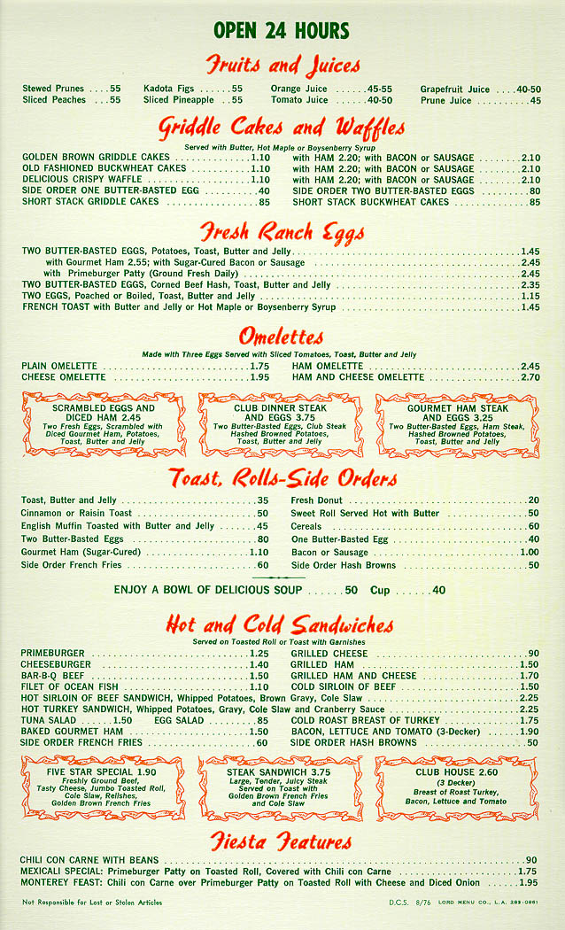 Top 10 70s menu design ideas and inspiration