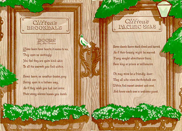 Clifton's Cafeteria Historic Menus and Pamphlets Give Glimpse of the ...